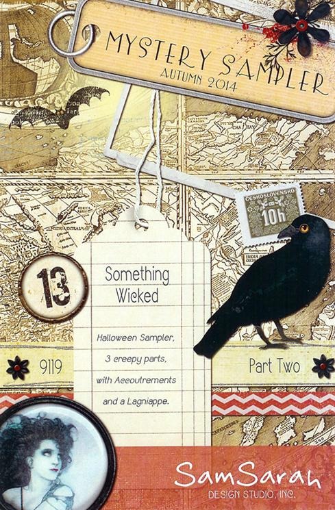 SamSarah Design Studio | Something Wicked Mystery Sampler - Part 2 @ The Patchwork Rabbit