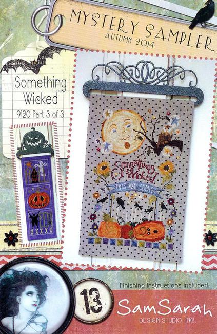 SamSarah Design Studio | Something Wicked Mystery Sampler - Part 3 @ The Patchwork Rabbit