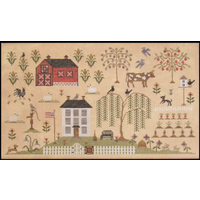 The Scarlett House | Seven Sheep Sampler @ The Patchwork Rabbit